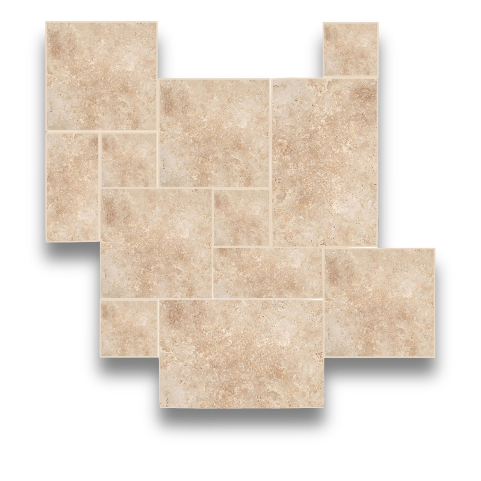 Premium Classic Travertine Tumbled 30mm French Pattern – Tile Bazaar