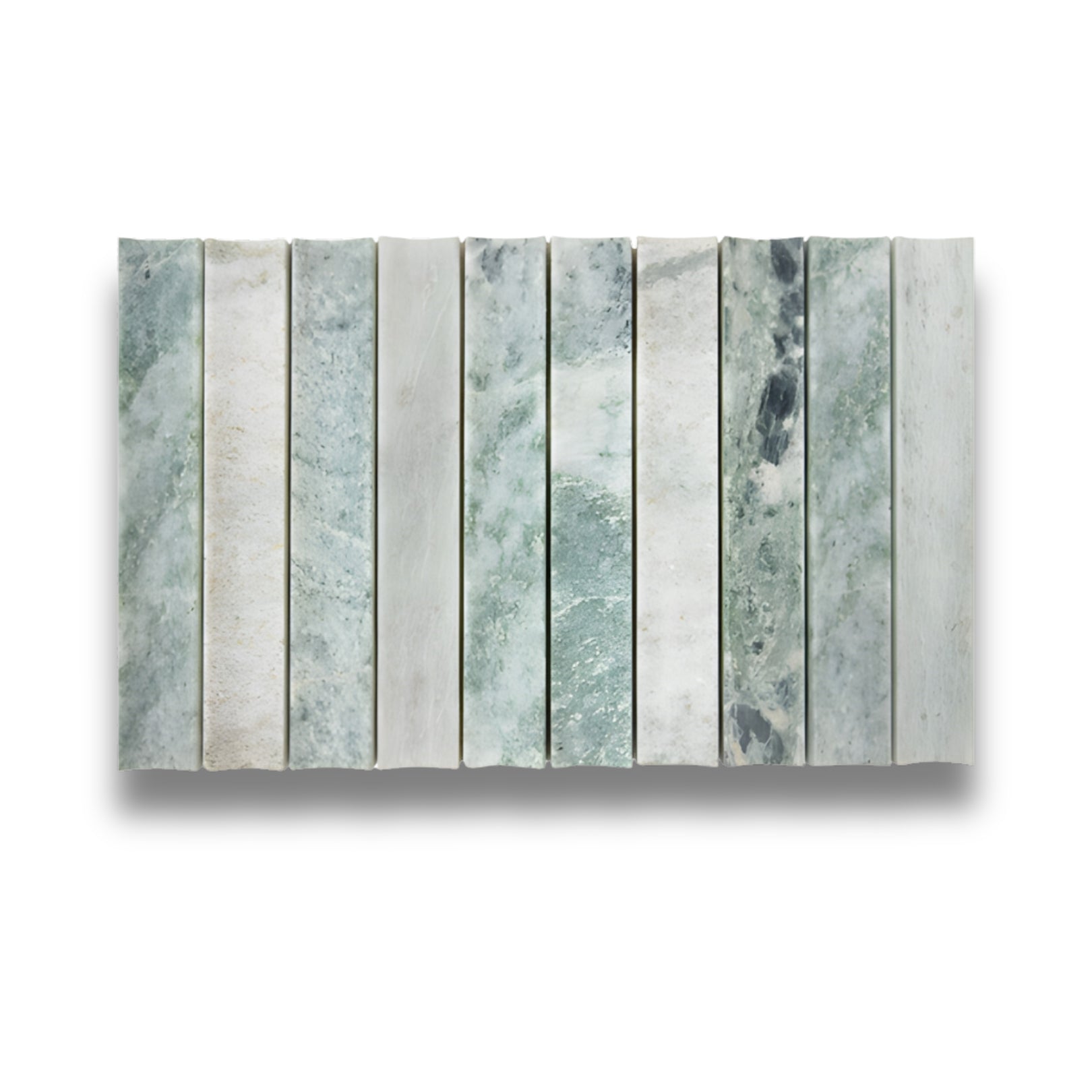 Stone Concave Mint – Tile Bazaar