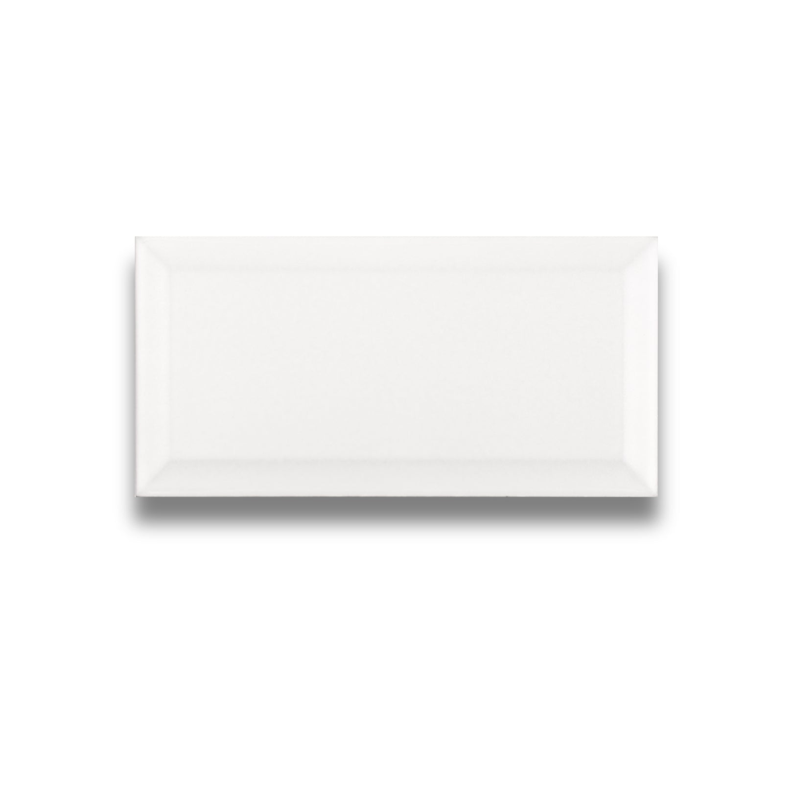 Bevelled White Matt – Tile Bazaar