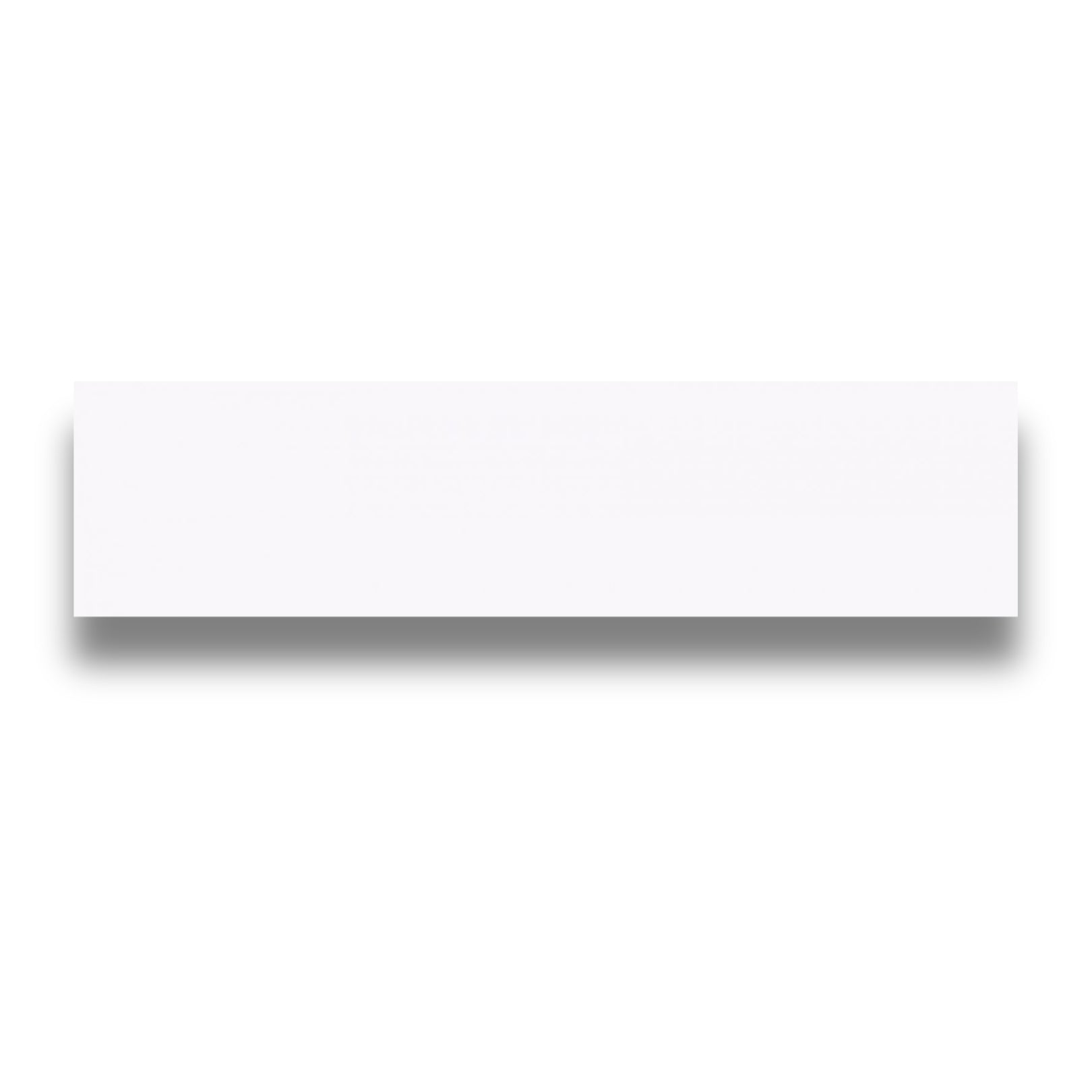 Basics White Gloss (Flat) 65x265mm – Tile Bazaar