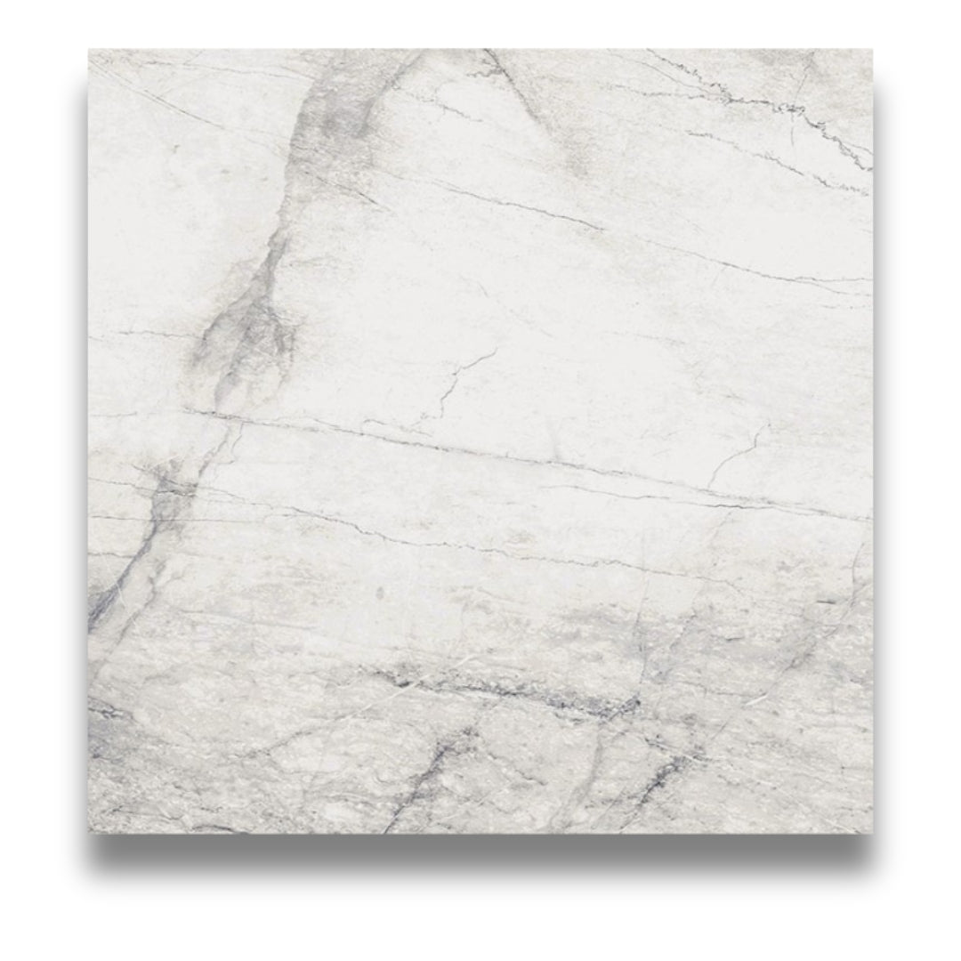 Athena White Marble Smooth 750x750mm – Tile Bazaar