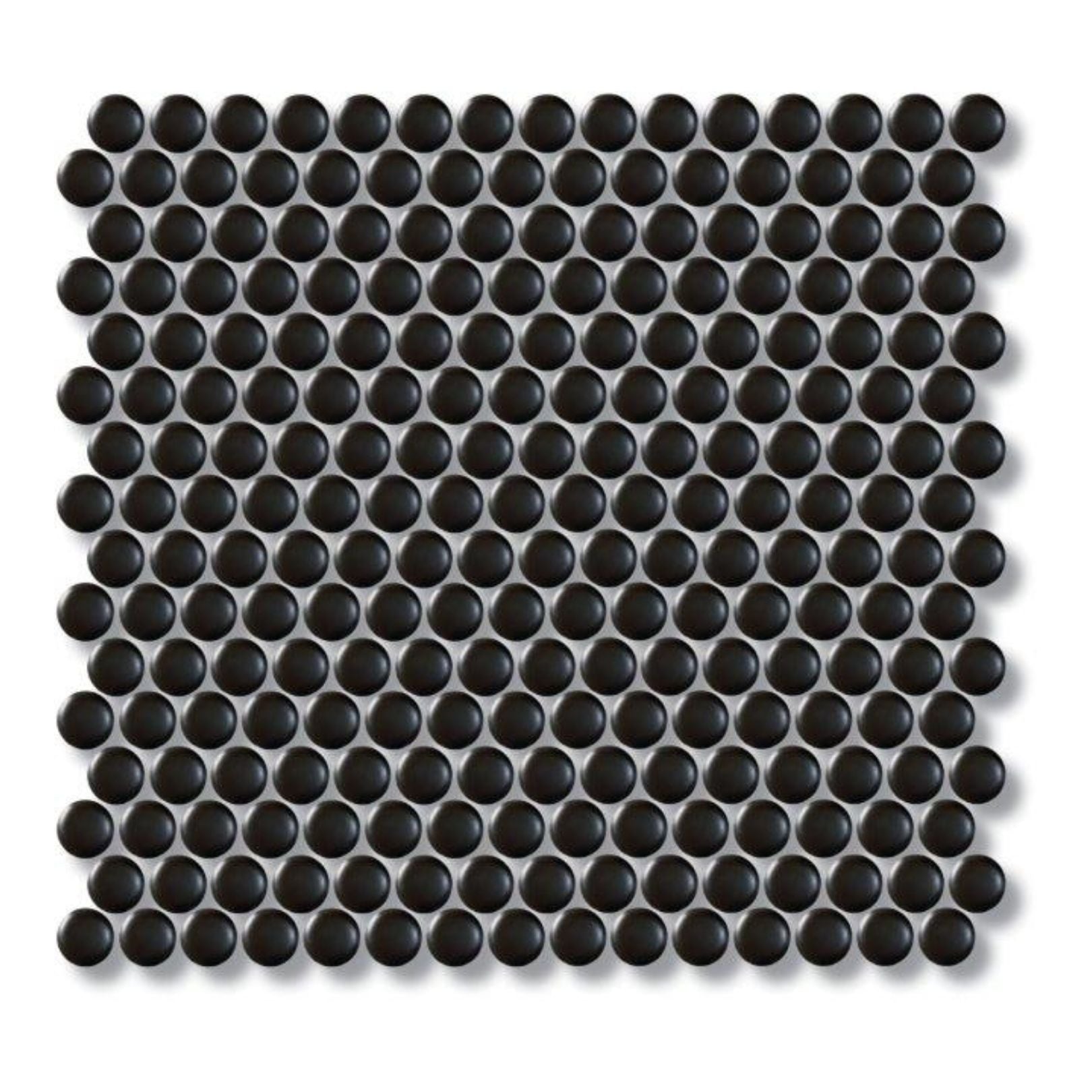 Penny Round Black Matt 20mm – Tile Bazaar