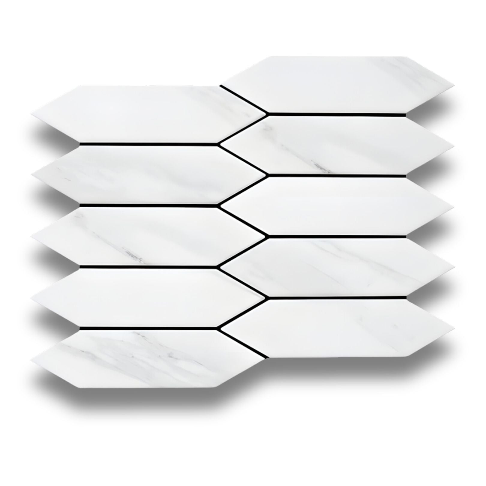 Picket Carrara Matt – Tile Bazaar
