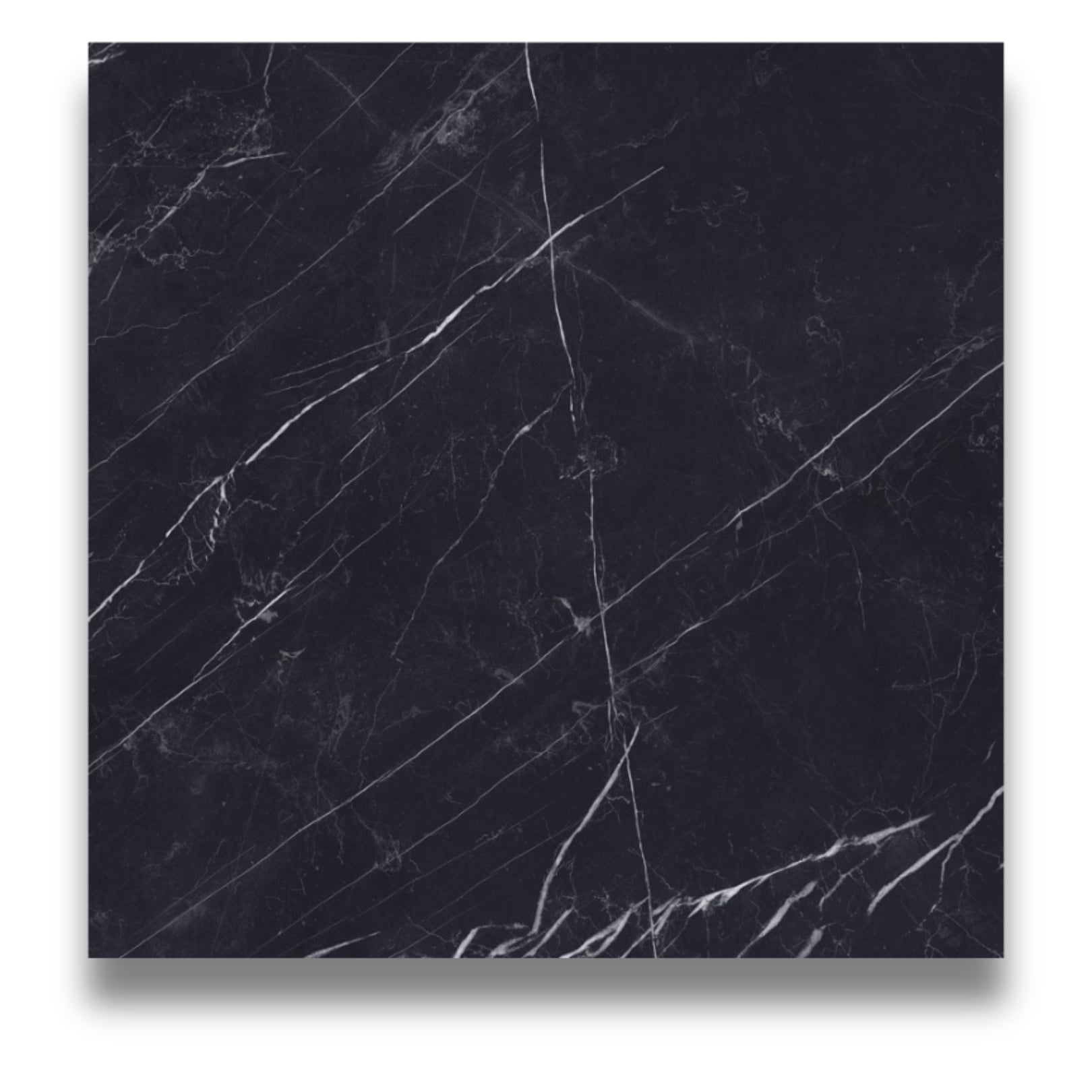 Superb Marble Marquina Black 1200x1200mm – Tile Bazaar