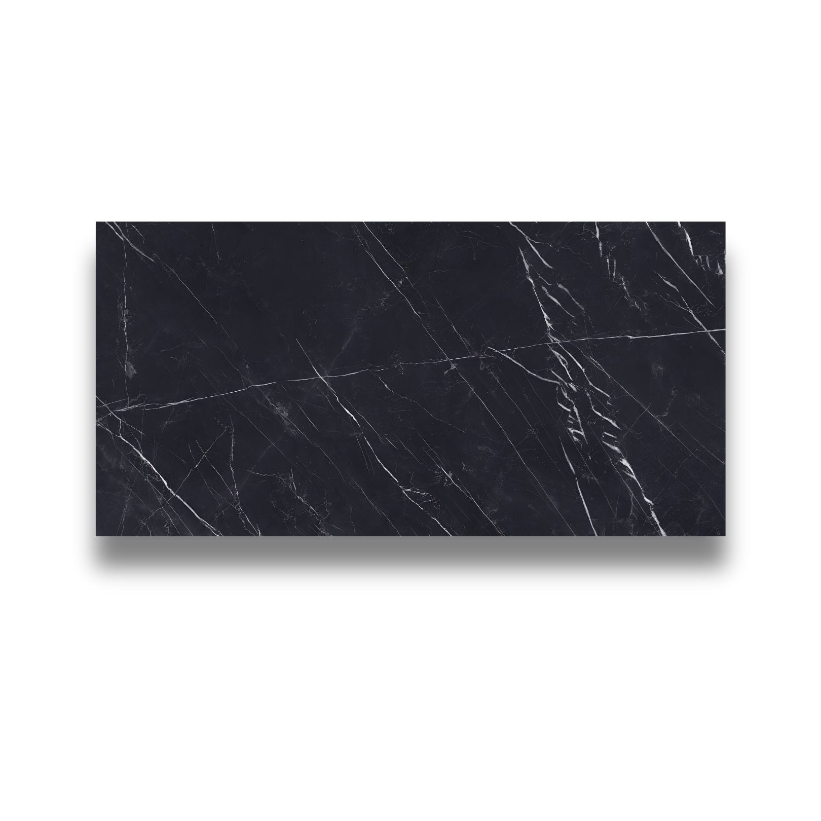 Superb Marble Marquina Black 300x600mm – Tile Bazaar
