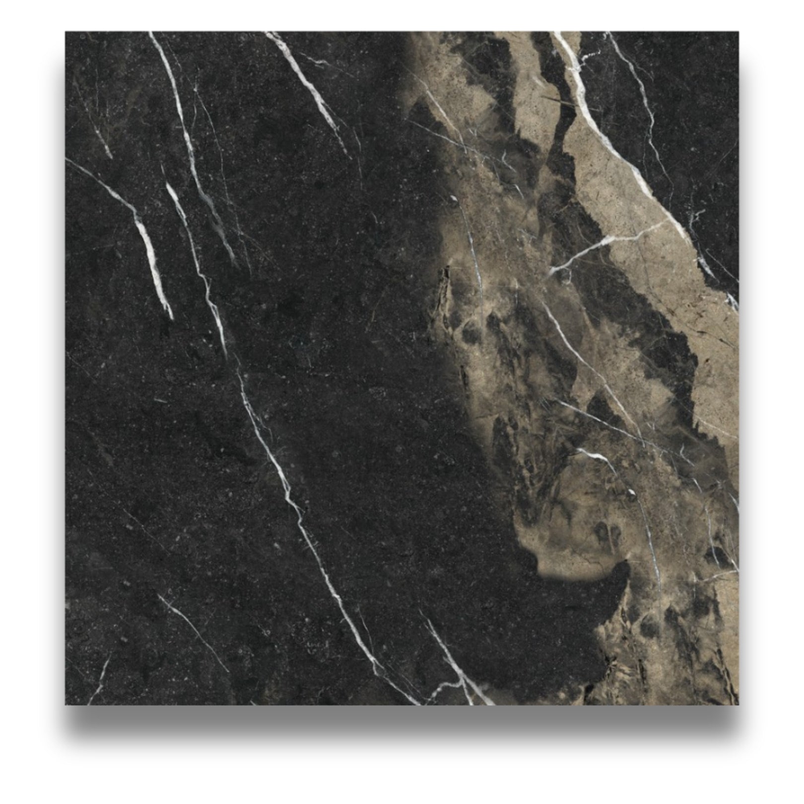 Superb Marble Pierre Black 1200x1200mm – Tile Bazaar