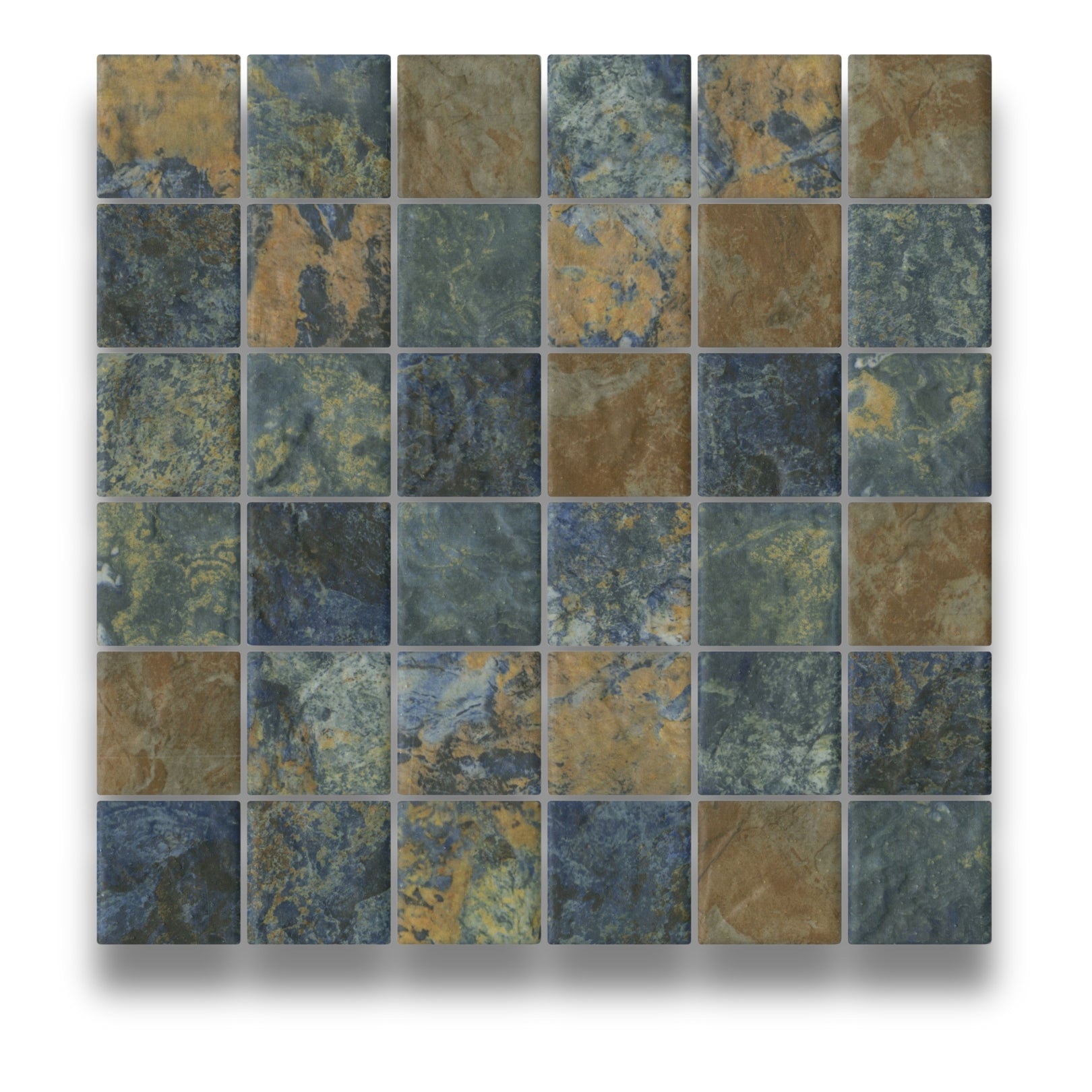 South Pacific Samoa Verdigris Mosaic – Tile Bazaar