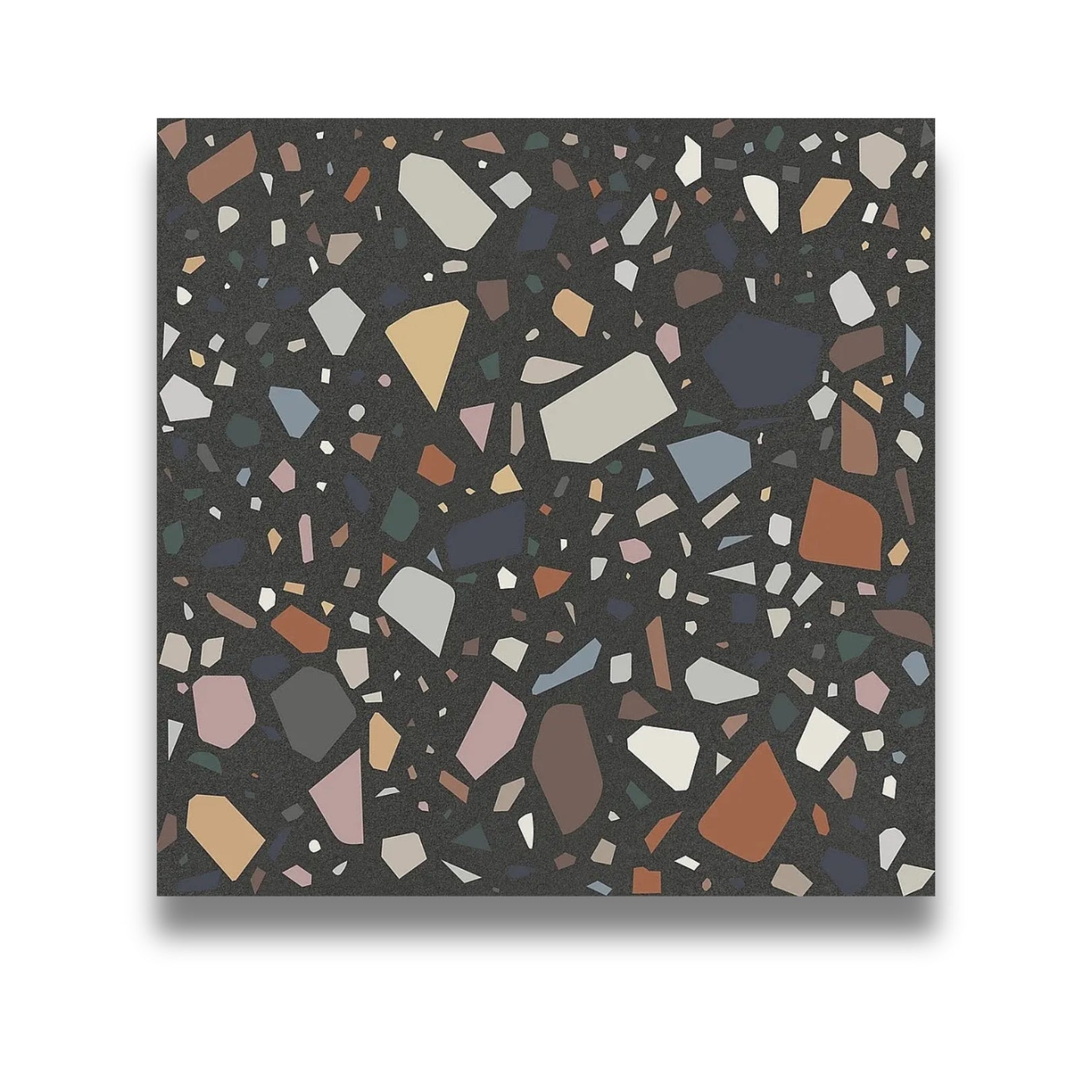 Confetti Terrazzo Nero Multicolour – Tile Bazaar