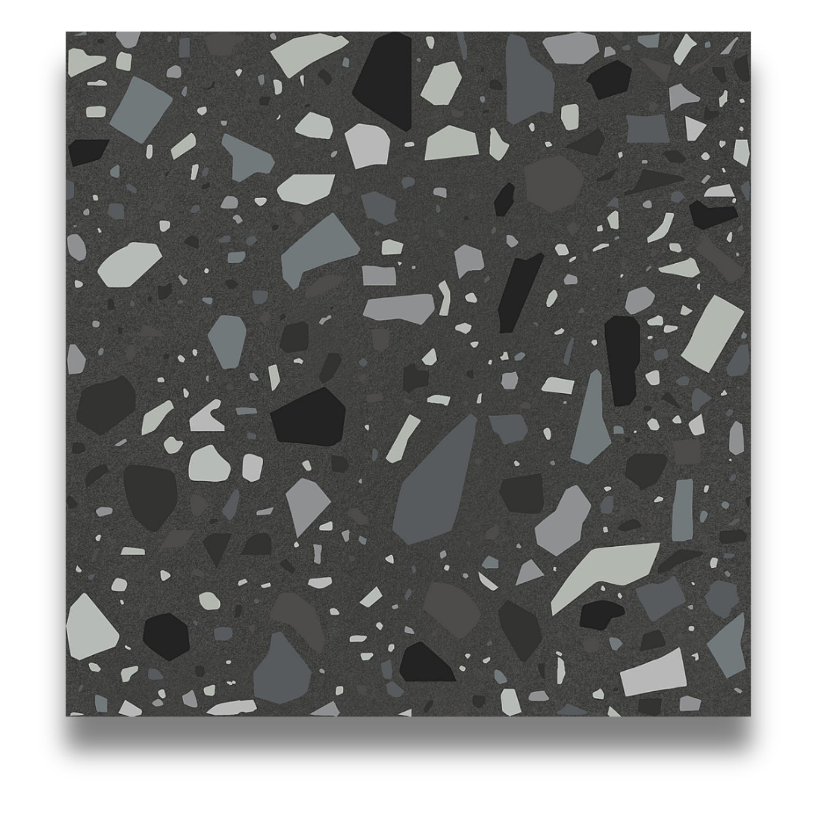 Confetti Terrazzo Nero Petrolio – Tile Bazaar