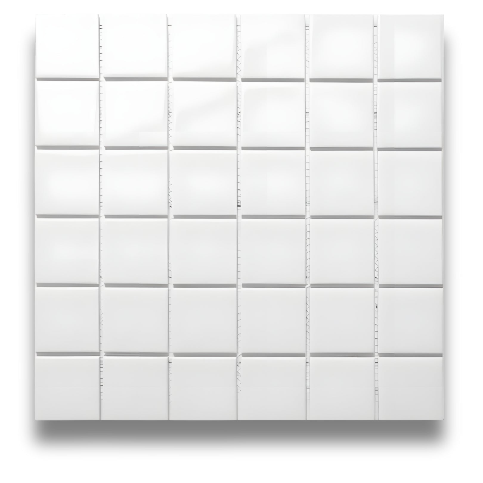 Square Mosaic White Matt 48x48mm – Tile Bazaar
