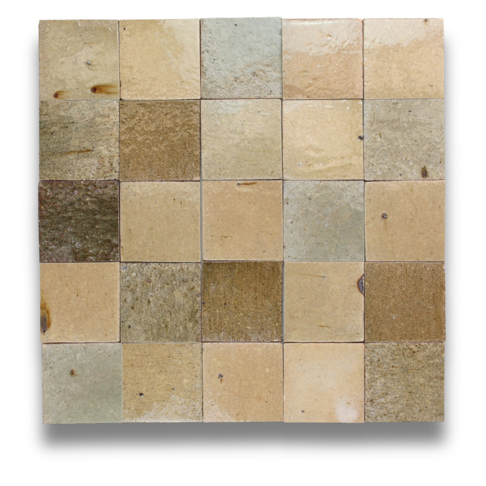 Argil Square Sand 100x100mm – Tile Bazaar