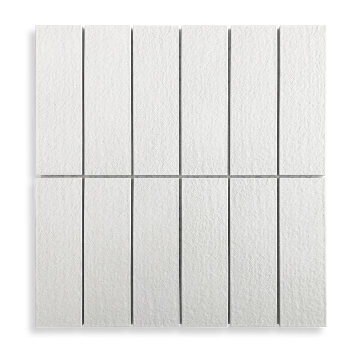 Japanese Rattan Shiroi (White) Textured Mosaic – Tile Bazaar