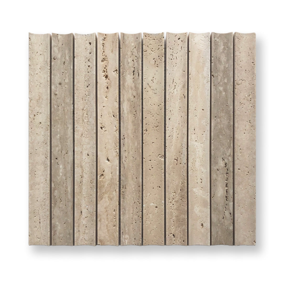 Concave Flute Travertine Classico 30x300mm – Tile Bazaar