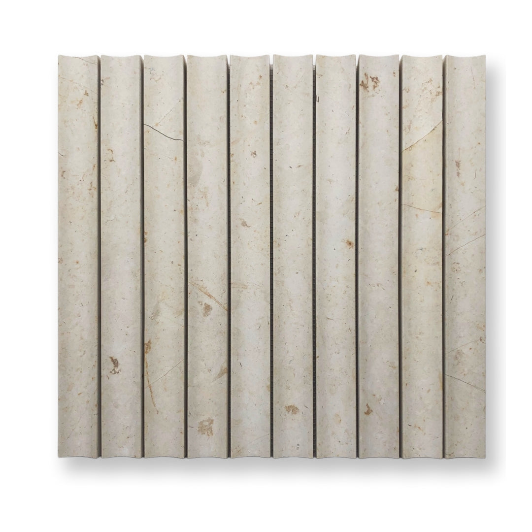 Concave Flute Utica Limestone 30x300mm – Tile Bazaar